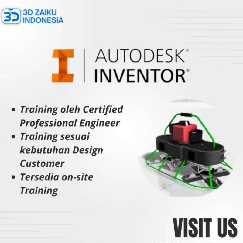 Jual Pelatihan Autodesk Inventor Training Program 3d Printer Design Cnc ...