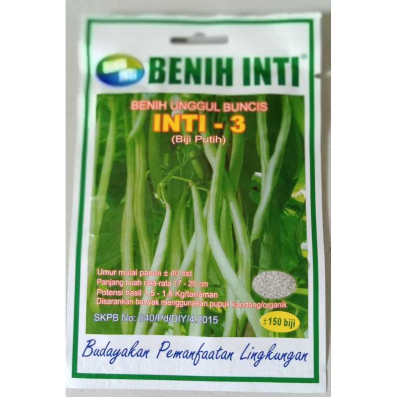 Promo Benih Buncis Unggul INTI - 3 Kemasan 25 gram Diskon 20% di Seller ...