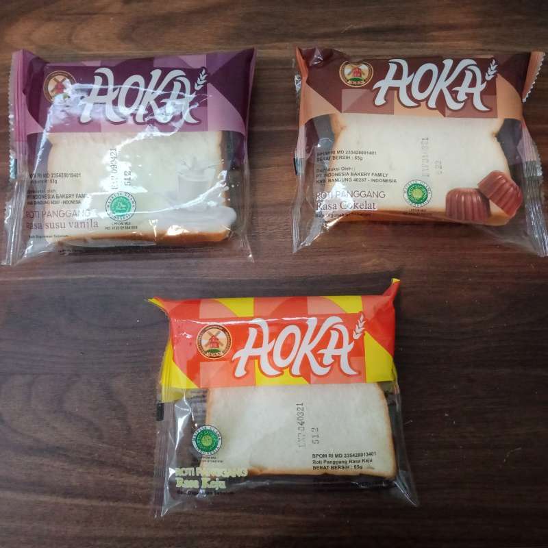 Promo Aoka Roti Tawar Panggang Sandwich Isi Coklat, Keju, Bluberi ...