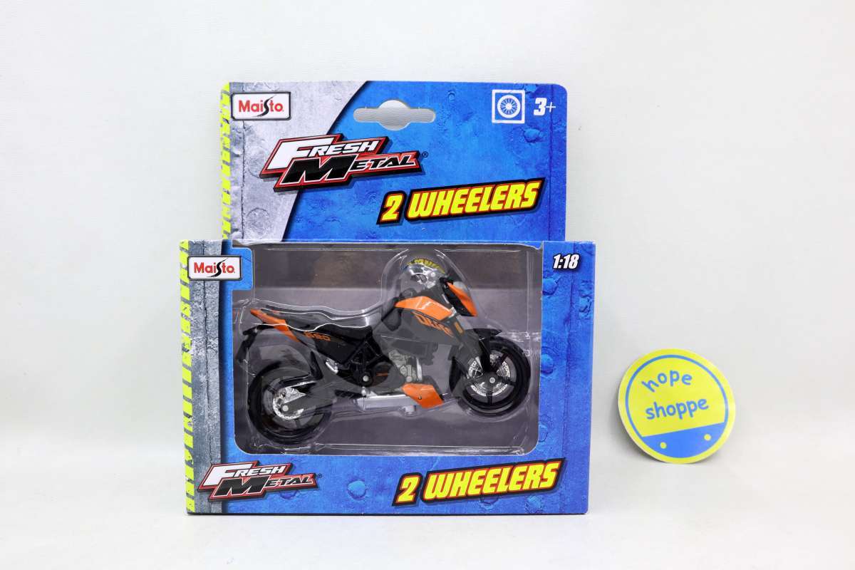 Jual Maisto Fresh Metal KTM 690 Duke Skala 18 Diecast Motorcycle 2 ...