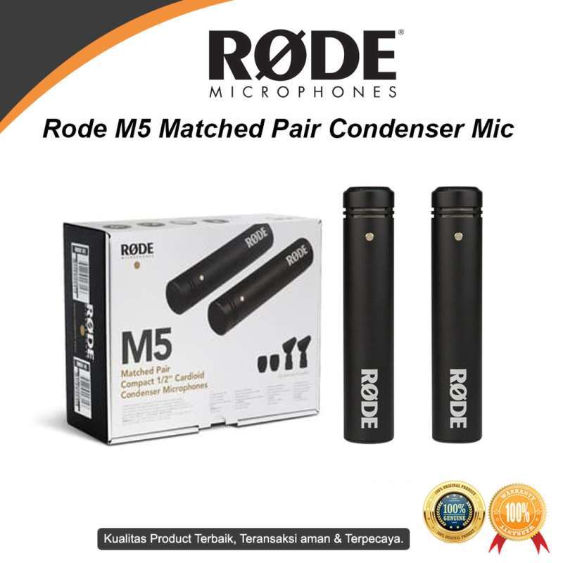 Jual Rode M5 Matched Pair Condenser Microphone Original M 5 di Seller DG PRO - Mangga Dua ...