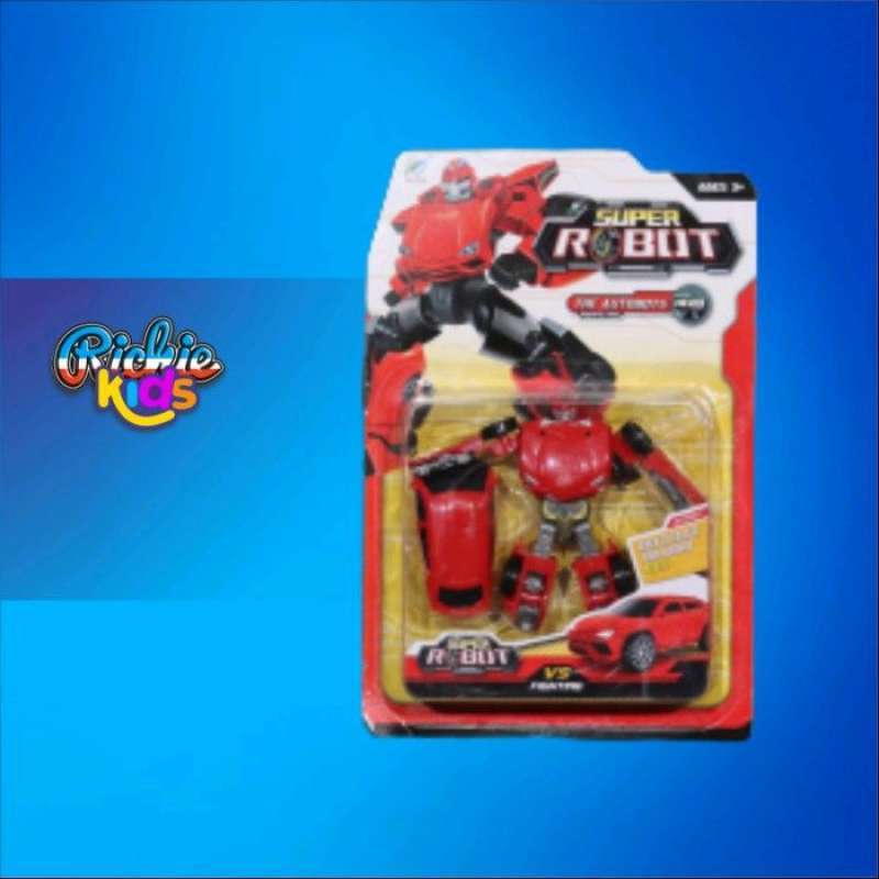 Jual Mainan Anak 3+ Super Robot The Autobots Transformers Robot Merah ...