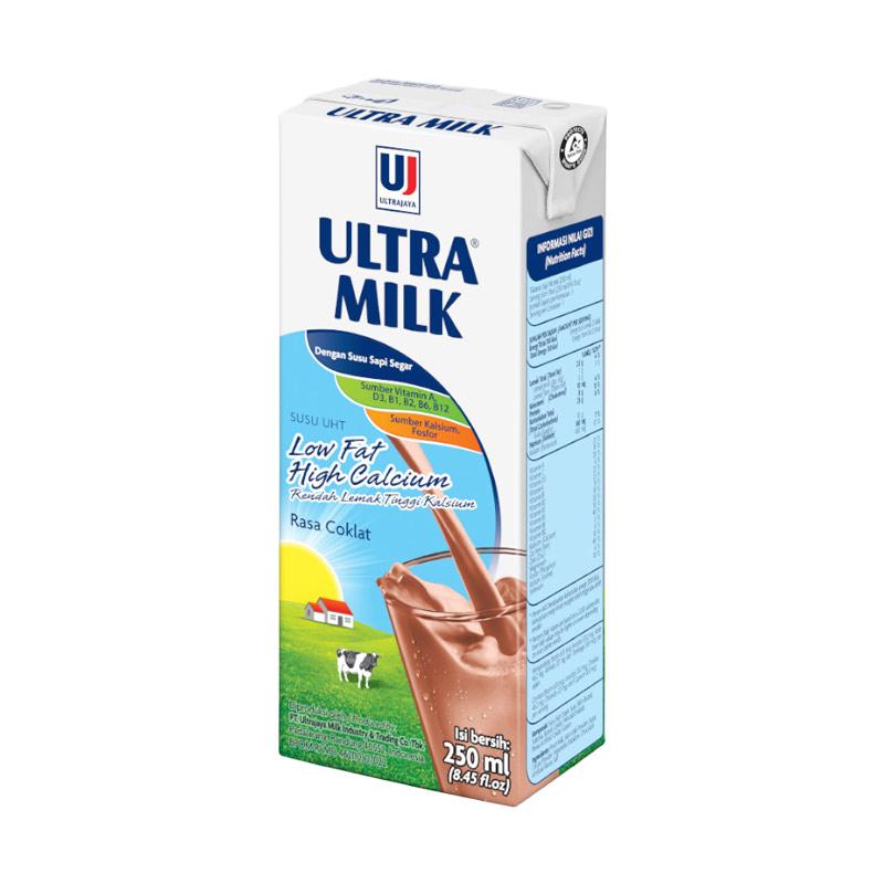 Jual Ultra Milk Low Fat Coklat Susu UHT [250 mL] di Seller Ultrajaya ...