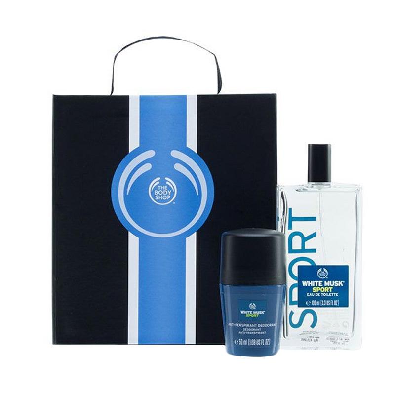 Promo The Body Shop White Musk Sport Collection For Men Gift Set Diskon ...