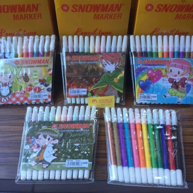 Jual Sos Spidol Snowman Kecil 12 Warna / Spidol Warna / Spidol Kecil Di ... Jual Sos Spidol Snowman Kecil 12 Warna / Spidol Warna / Spidol Kecil Di ...