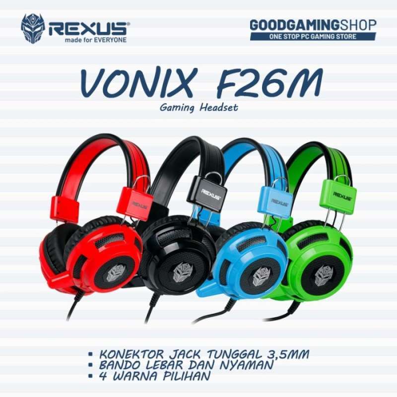 Jual Rexus Vonix F26M - Gaming Headset - MERAH di Seller GOOD GAMING ...