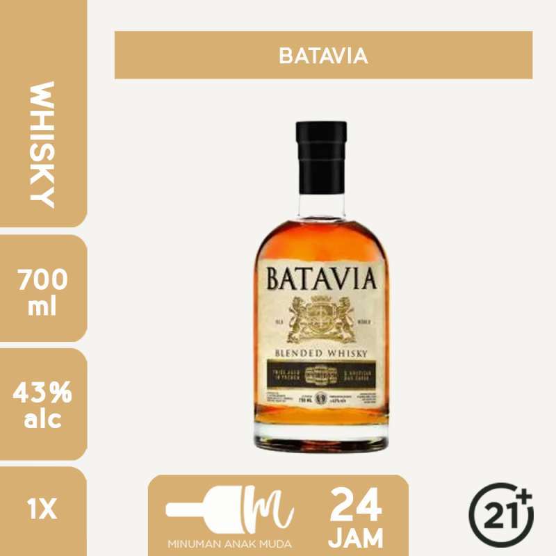 Jual Batavia Blended Whisky 700ml mirip Chivas Regal 12 (Minimum 2 ...