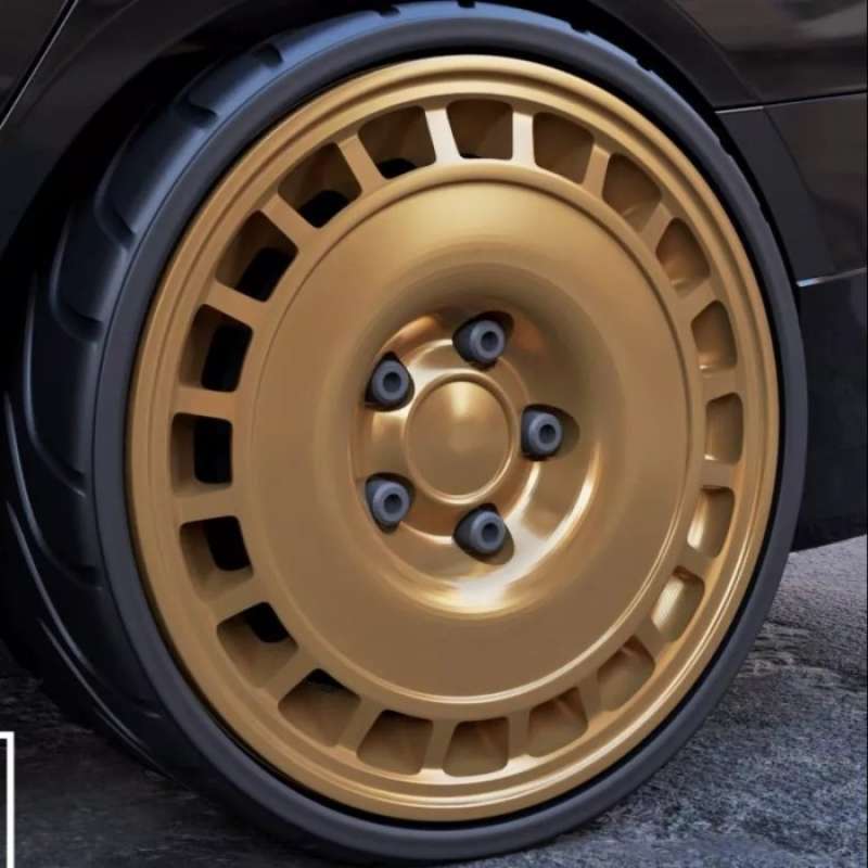 Jual Rally Style Wheel Set With Two Tire Types Mokit Model Kit Di ...
