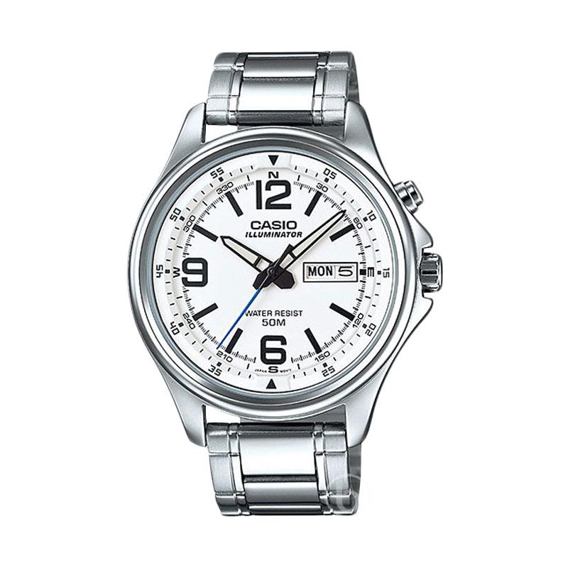 Promo Casio Illuminator Jam Tangan Pria [mtp-e201d-7b] Diskon 19% Di ...