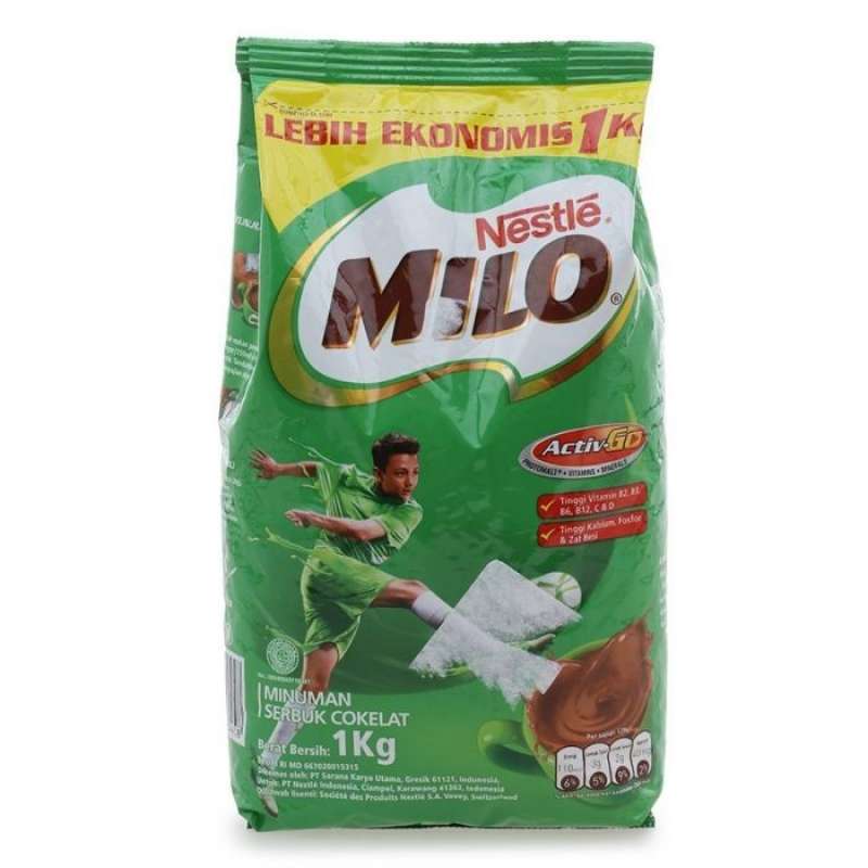 Jual Milo Actigen Active-go 1 kg 1kg pouch susu milk di Seller The Only ...