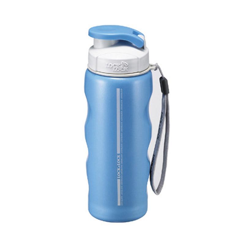 Jual LOCK & LOCK Stainless Botol Termos Air [700 mL] - Sky Blue di ...