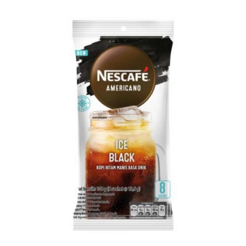 Jual Nescafe Americano Ice Black 8 sachet di Seller Kelontong Online ...
