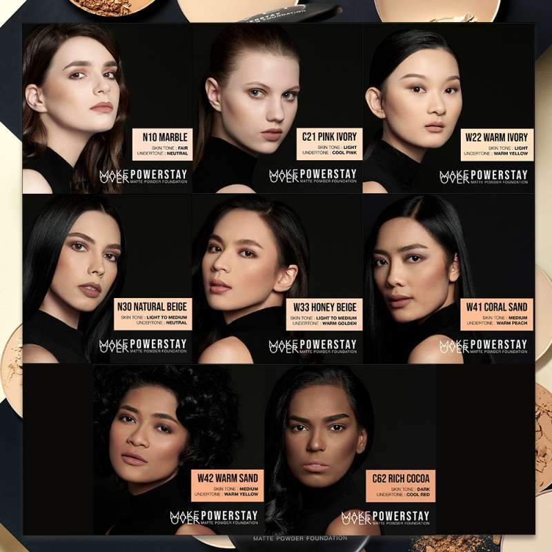 Jual Make Over Powerstay Matte Powder Foundation 12 gr - bedak ...