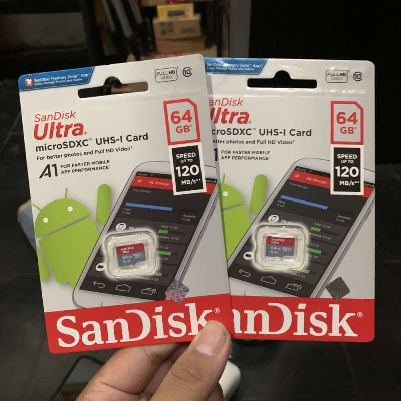 Jual Sandisk Ultra 64gb A1 Speed 120MB/s Original di Seller Gusti Shop ...