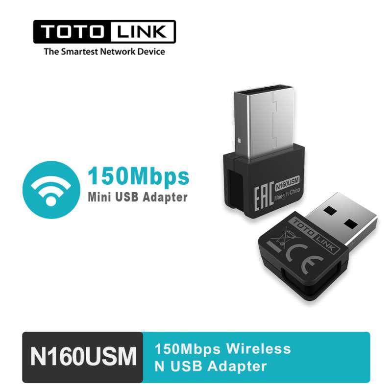 Promo TOTOLINK N160USM - 150Mbps Wireless USB Adapter Diskon 14% di ...