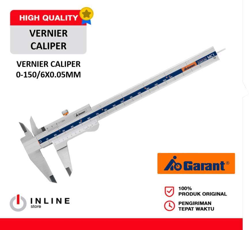 Jual GARANT Sigmat Manual 6 Vernier Calieper 0-150/6X0.05MM di Seller ...