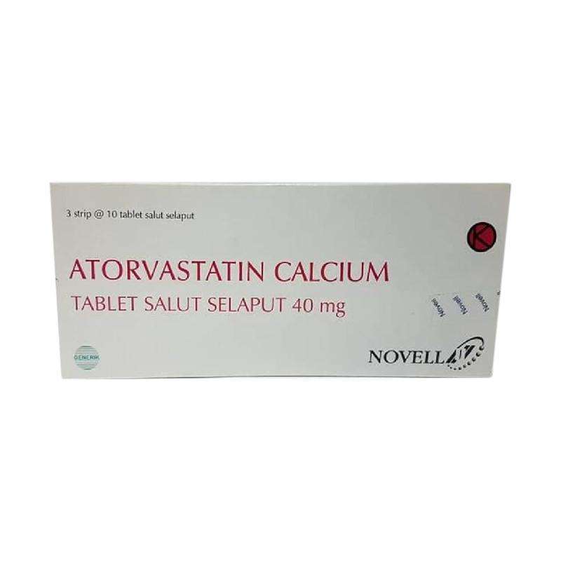 Jual Atorvastatin Calcium Obat Kesehatan [40 mg], GENERIC BRANDED ...