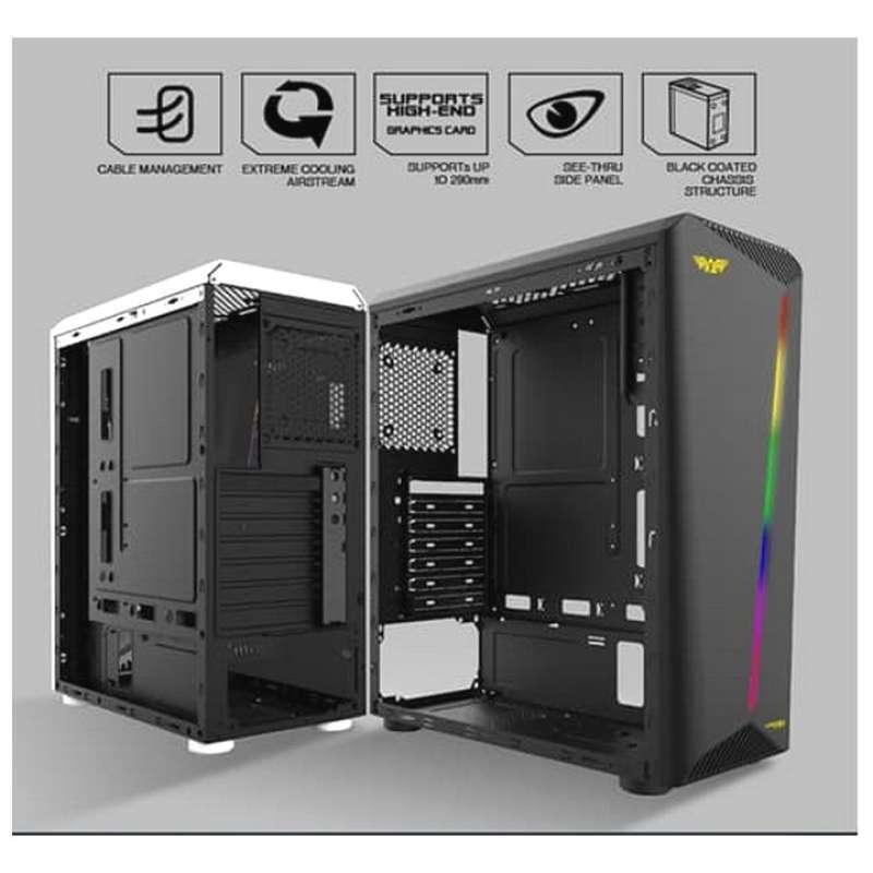 Jual Jual Armaggeddon Kagami K1 -Rgb Excellent Gaming Case- Black ...