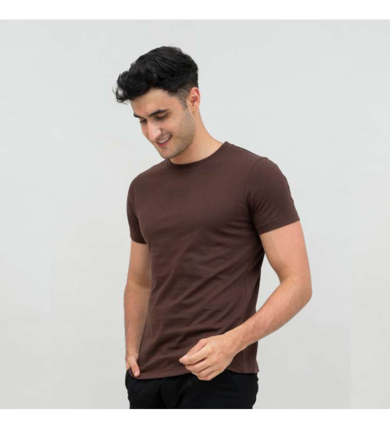 Promo Toko Sritex IRo T-Shirt Basic Unisex Polos - Brown Diskon 14% di ...