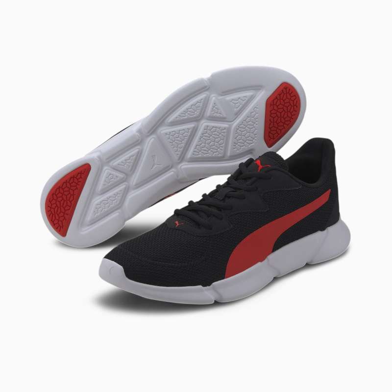 Jual PUMA Sepatu Lari INTERFLEX Runner Puma Black-High Risk Red ...
