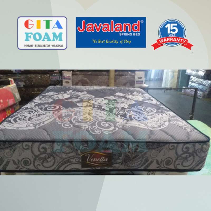 Jual Springbed Javaland Venetta Original Garansi 15 Tahun - Biru 180 X 200 Di Seller Gita Foam ...