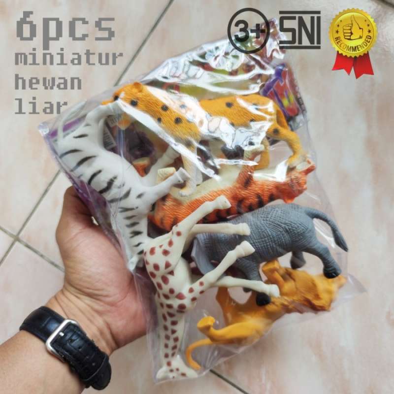 Jual MAINAN ANAK MINIATUR 6 JENIS HEWAN REPLIKA MINI di Seller Pasar ...