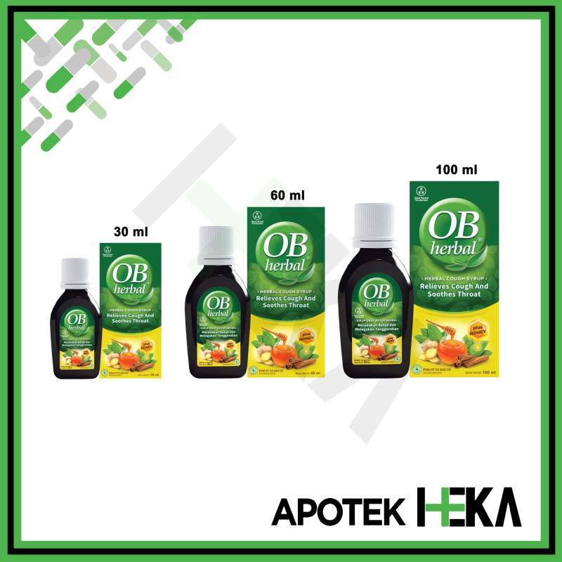 Jual OB Herbal Plus Madu Syrup di Seller Apotek Heka Official Store ...