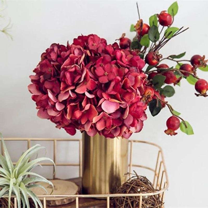 Jual Pot Bunga Silinder Stainless Steel Gold Flower Vase Nordic Style ...