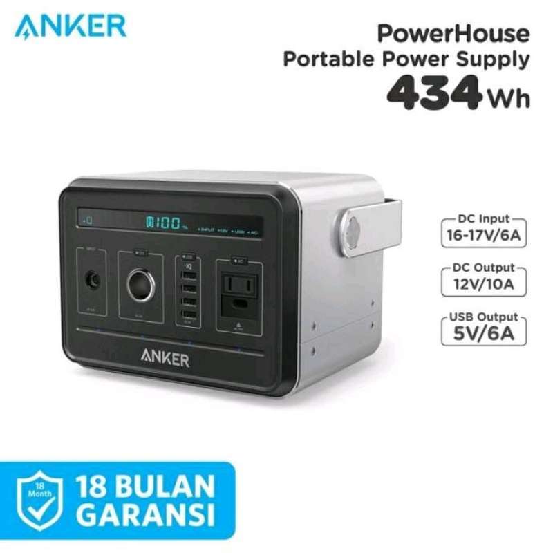 Promo Anker PowerHouse 220V Original Multi Functional Power Supply ...