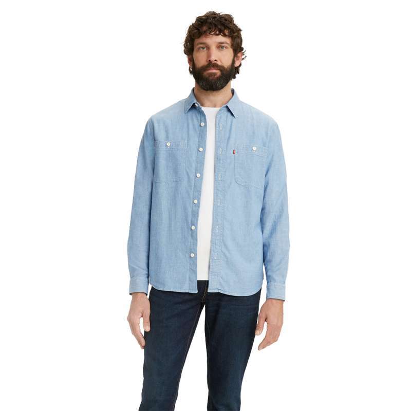 Jual Levi's Workwear Shirt T3 T3 Flat Stone Light X (A1036-0000) di ...