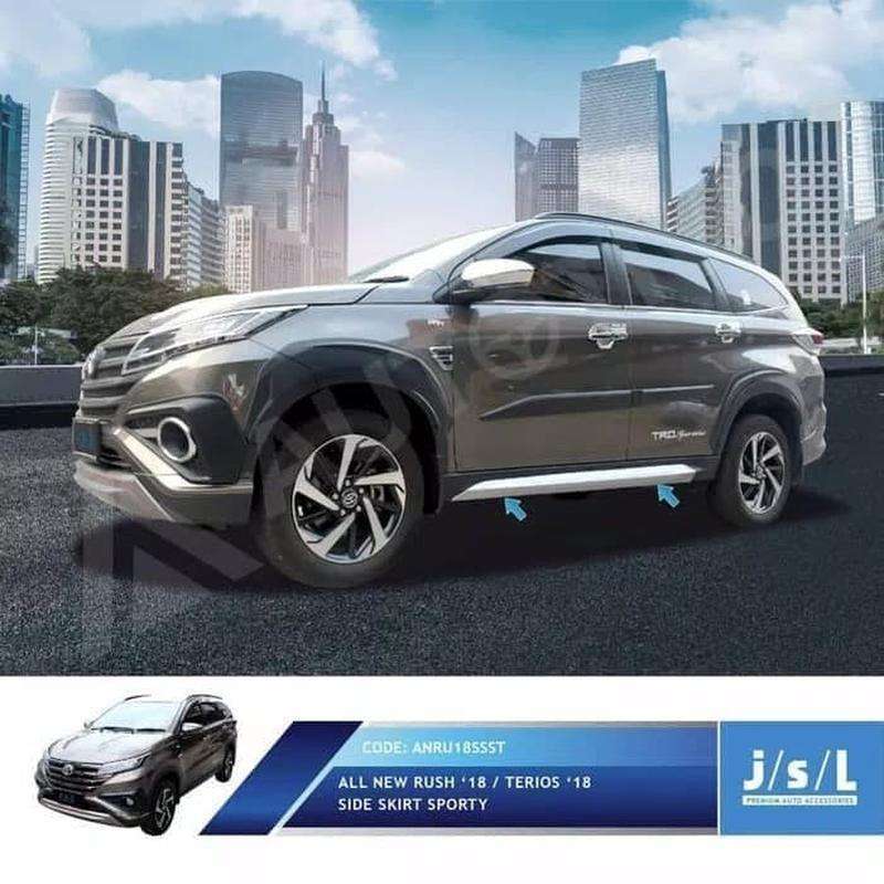 Jual JSL Side Skirt List Lis Body Kit All New Rush All New Terios 2018 ...