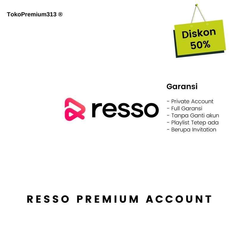 Jual Resso Premium 1 Bulan - 1 Tahun ( Full Garansi ) Di Seller ...
