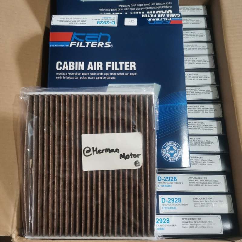 Jual Saringan Filter Ac Original Ken D2928 Cp Brown Carbon Premium ...