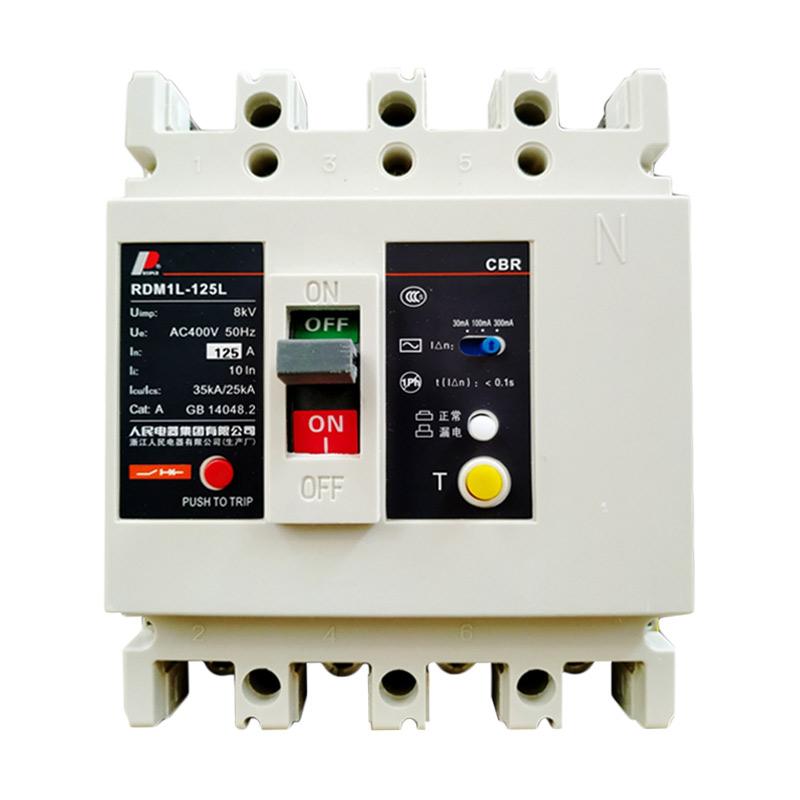 Jual PEOPLE RDM1L 125L 4300B Capacity 35KA MCCB ELCB [125A/ 4P] di ...