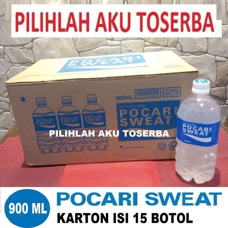 Jual POCARI SWEAT PET 900 ml - (1 KARTON ISI 15 BOTOL) di Seller ...