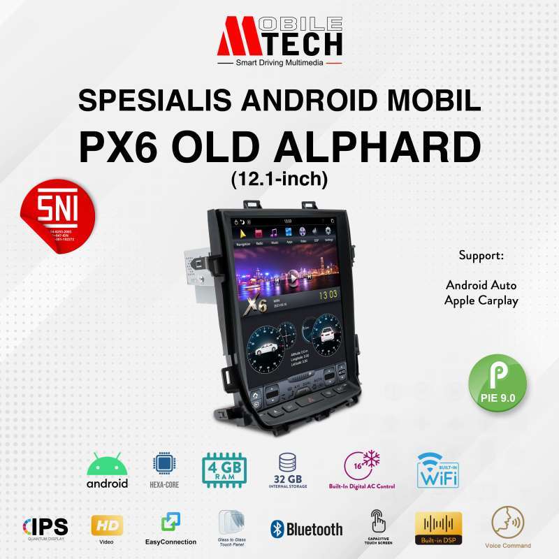 Jual Head Unit Android Old Alphard Tesla Style Low end (Audioless) di ...