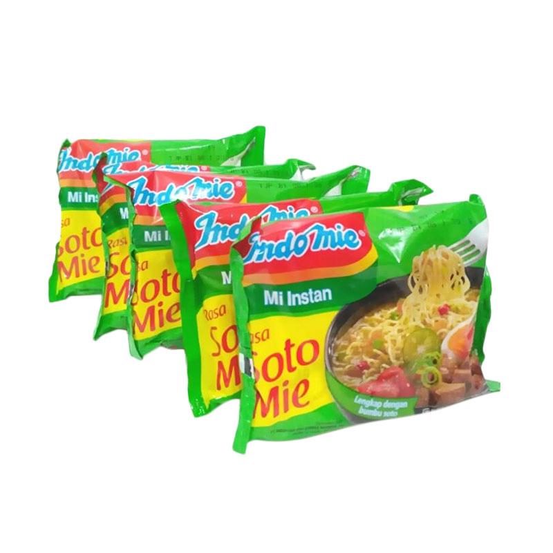 Promo Indomie Rasa Soto Mie Instan [70 G/ 5 Pcs] Diskon 11% Di Seller ...