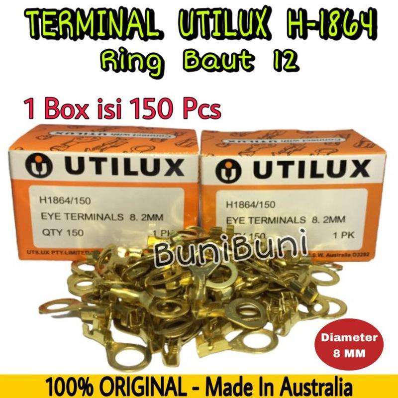 Jual Utilux Terminal Skun Ring Baut 12 H1864 / M8 - 8 Mm Original Di ...