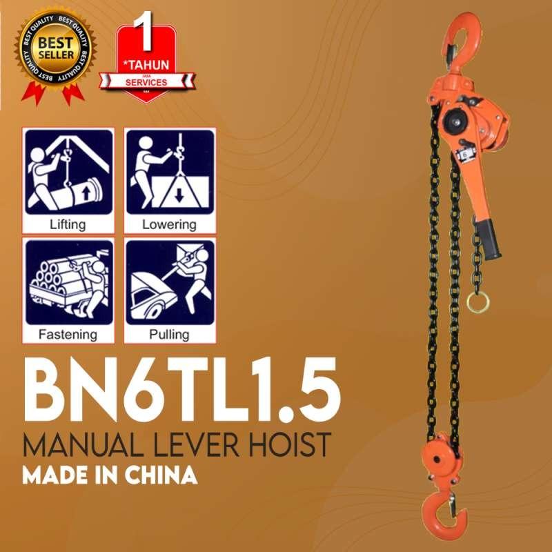 Jual Katrol Kerekan Takel Manual Lever Hoist 6 Ton X 1.5 Meter - Bn6tl1 ...