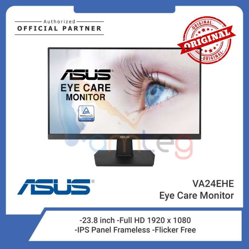 Jual Asus Monitor Va24ehe / 23.8 Inch Fhd Ips 75hz Eye Care Monitor ...