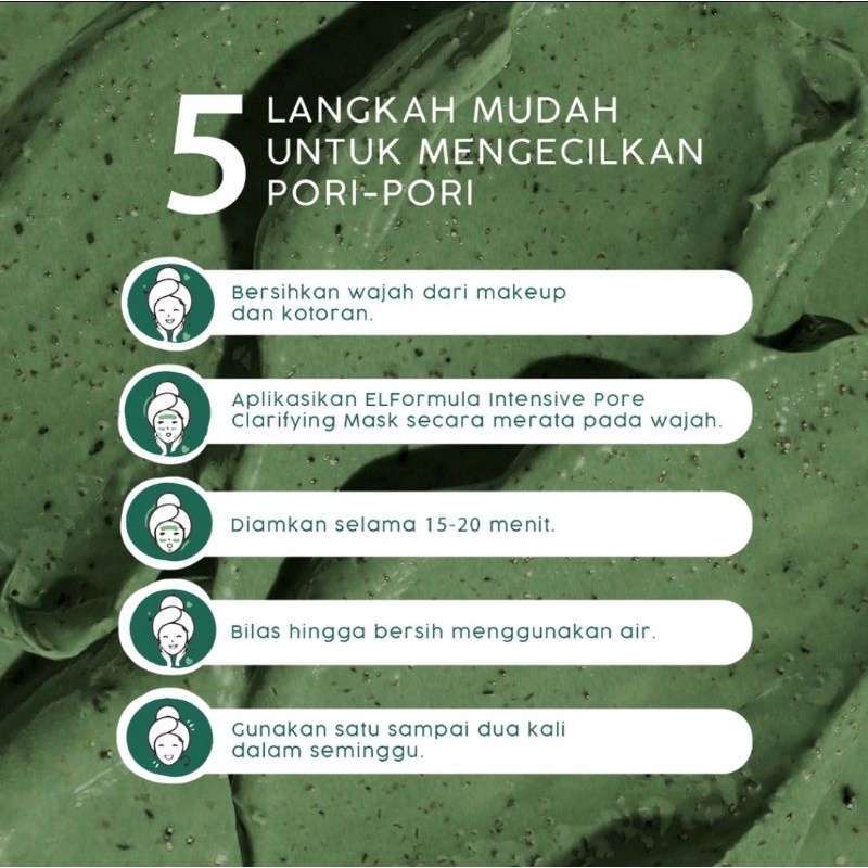 Jual Elformula Intensive Pore Clay Mask 100ml Di Seller Shishi.care ...
