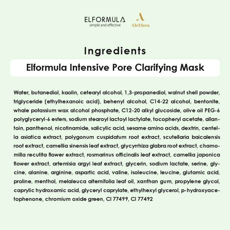 Jual Elformula Intensive Pore Clay Mask 100ml Di Seller Shishi.care ...