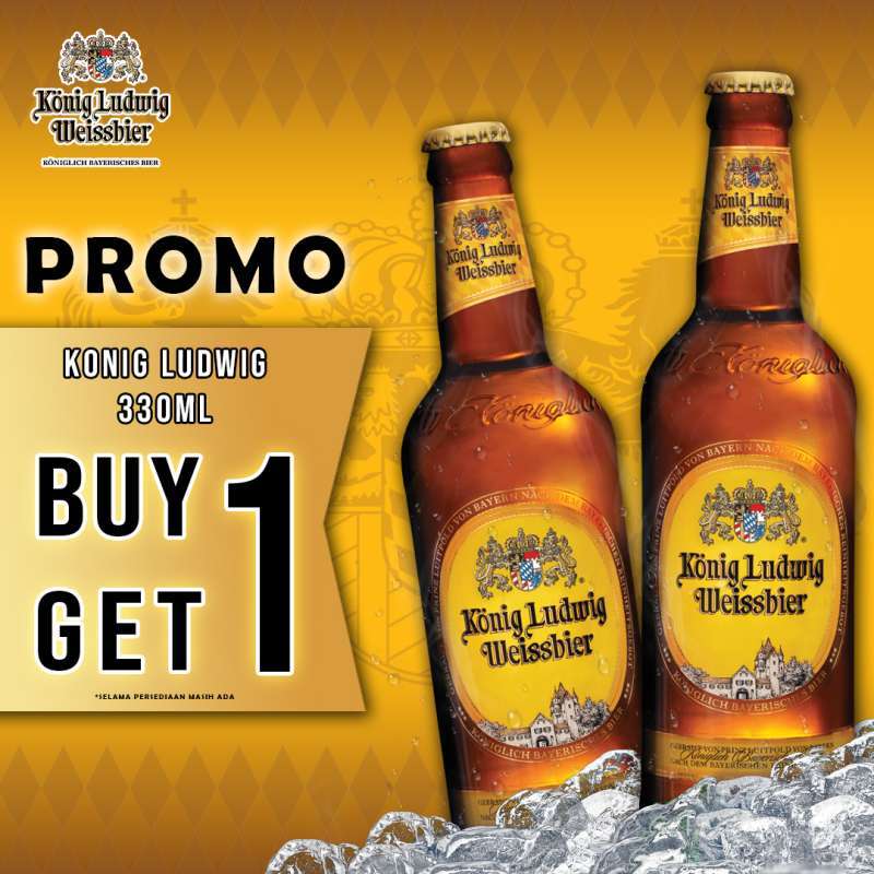 Jual Konig Ludwig Weissbier 330mL - Desember Only di Seller Kawan Minum ...