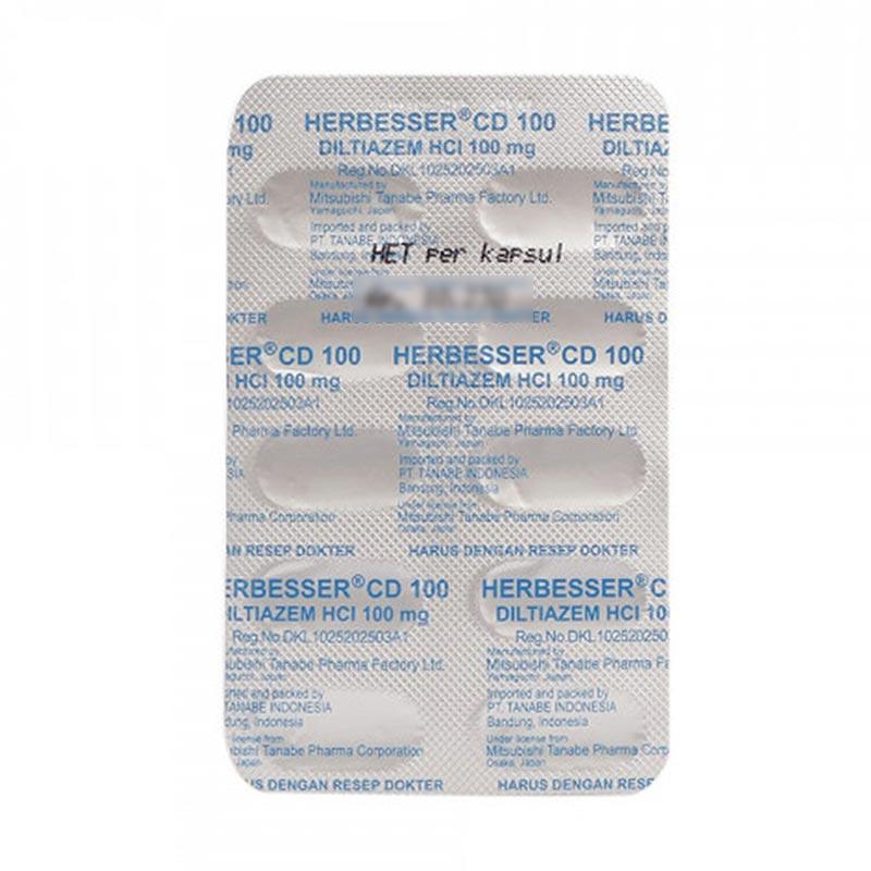 Jual Tanabe Herbeser Cd 100 Obat Resep Dokter [10 Capsule/ 1 Strip] Di ...