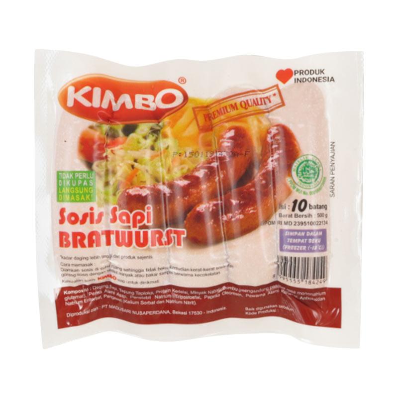 Jual Kimbo Sosis Sapi Bratwurst Bakar [10 Pcs/ 500 G] Di Seller Vava ...
