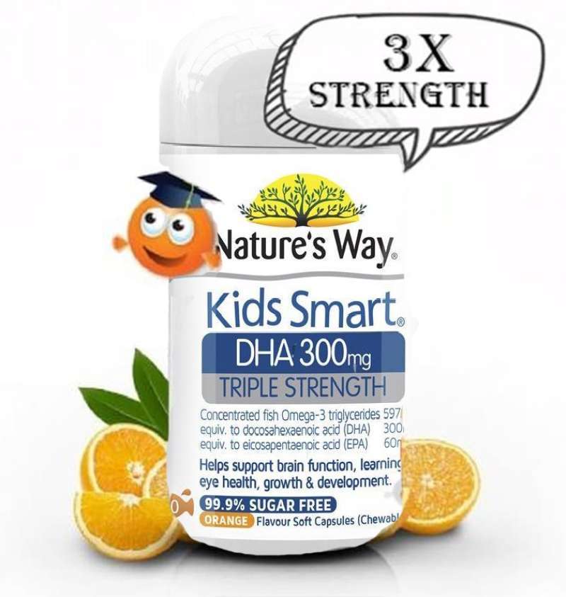 Jual nature's way kids smart DHA 300 mg triple strength asli australia ...