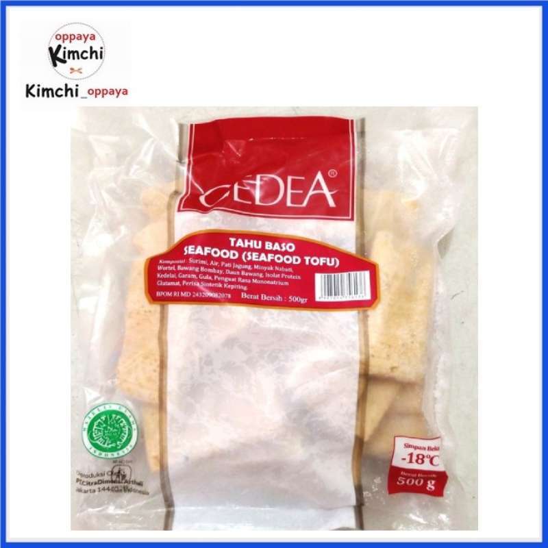 Jual CEDEA Tahu Baso Seafood 500g/Tahu Bakso Seafood Halal di Seller ...