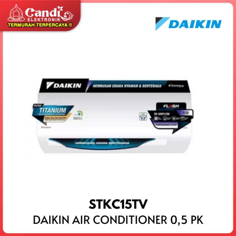 Jual DAIKIN AC INVERTER 1/2 PK FTKC15TVM4 / FTKC15 / STKC15TV - Seri ...
