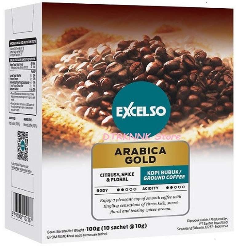 Jual Excelso ARABICA GOLD - Folding Box (10 Sachet x 10 gram) di Seller ...