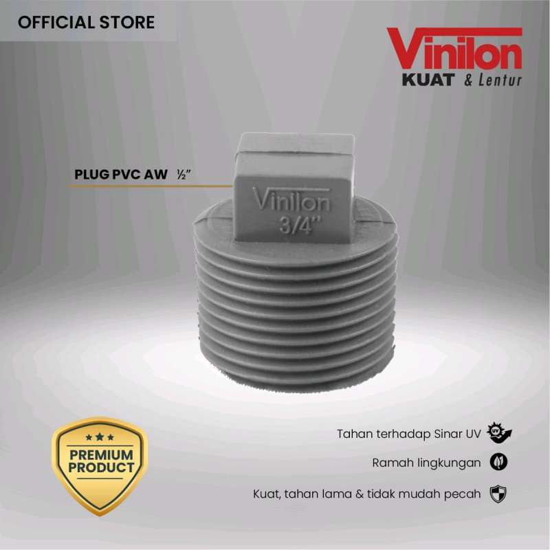 Promo Plug Pvc Aw 1/2 Inch Vinilon Diskon 10% Di Seller Vinilon Group ...